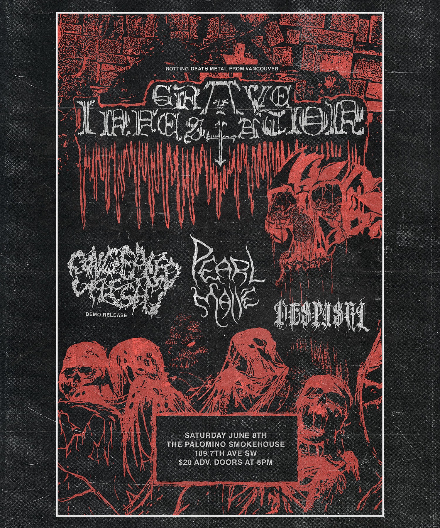 Grave Infestation, Congealed Flesh, Pearl Malle and Despisal - The ...