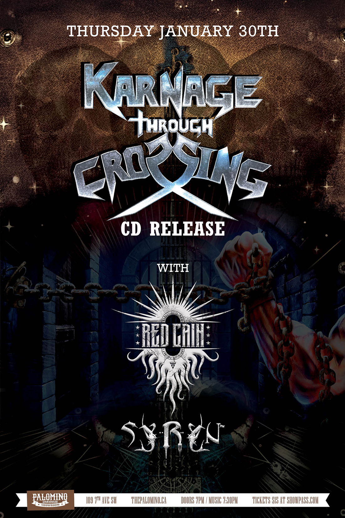 Karnage Through Crossing with Red Cain and Syryn - The Palomino Smokehouse