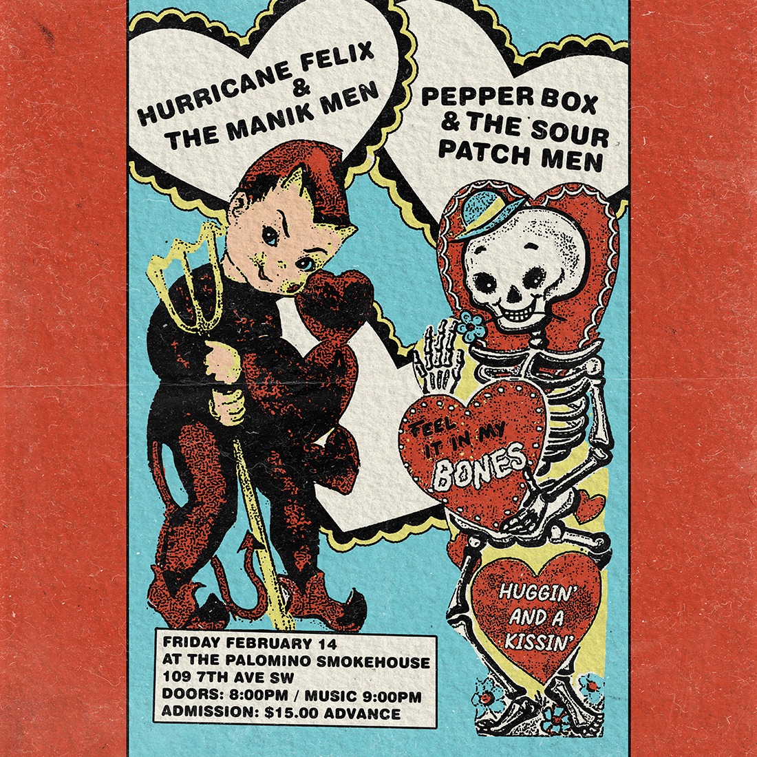 Huggin' and a Kissin' with Hurricane Felix & The Manik Men, Pepper Box ...