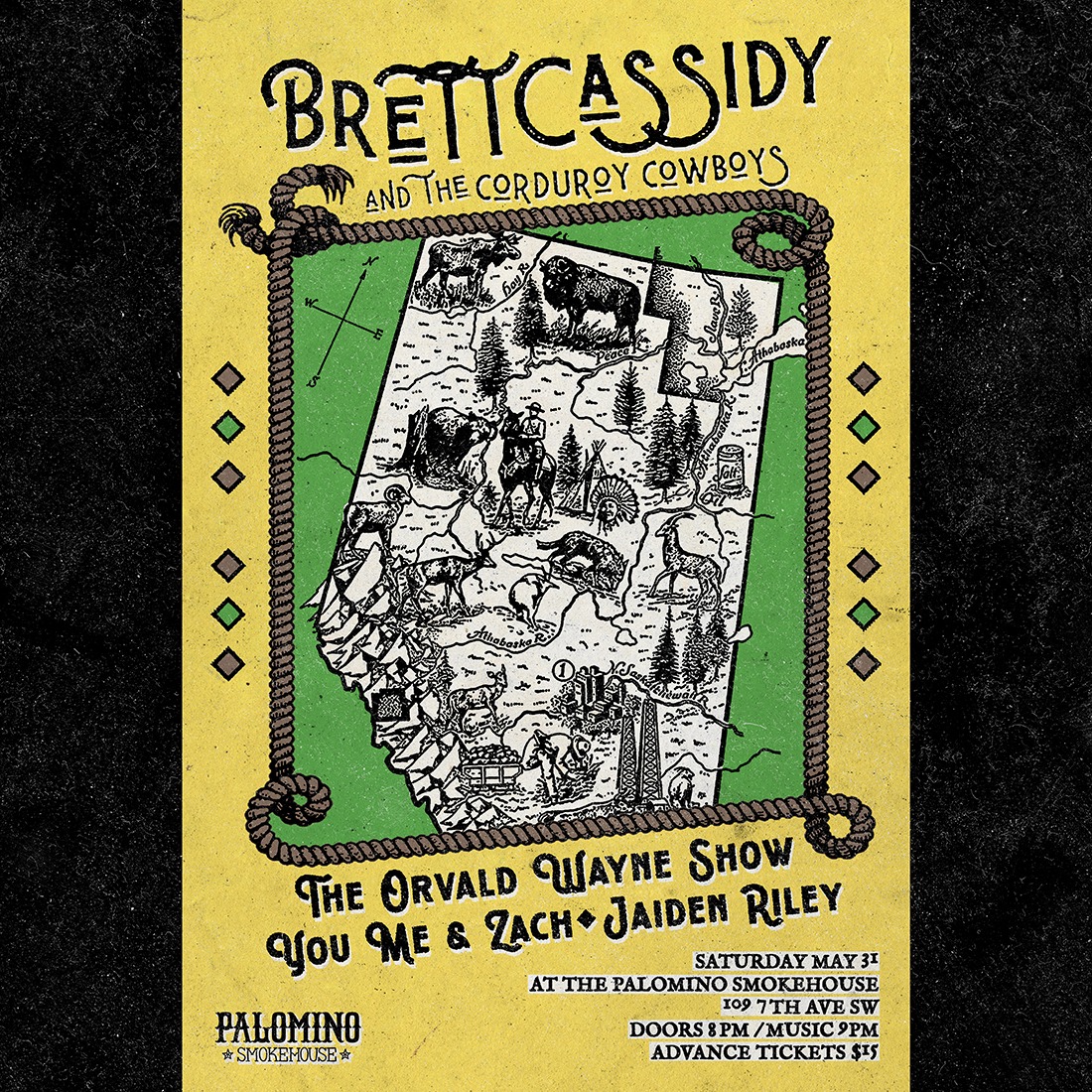 Brett Cassidy & the Corduroy Cowboys, The Orvald Wayne Show, You Me ...